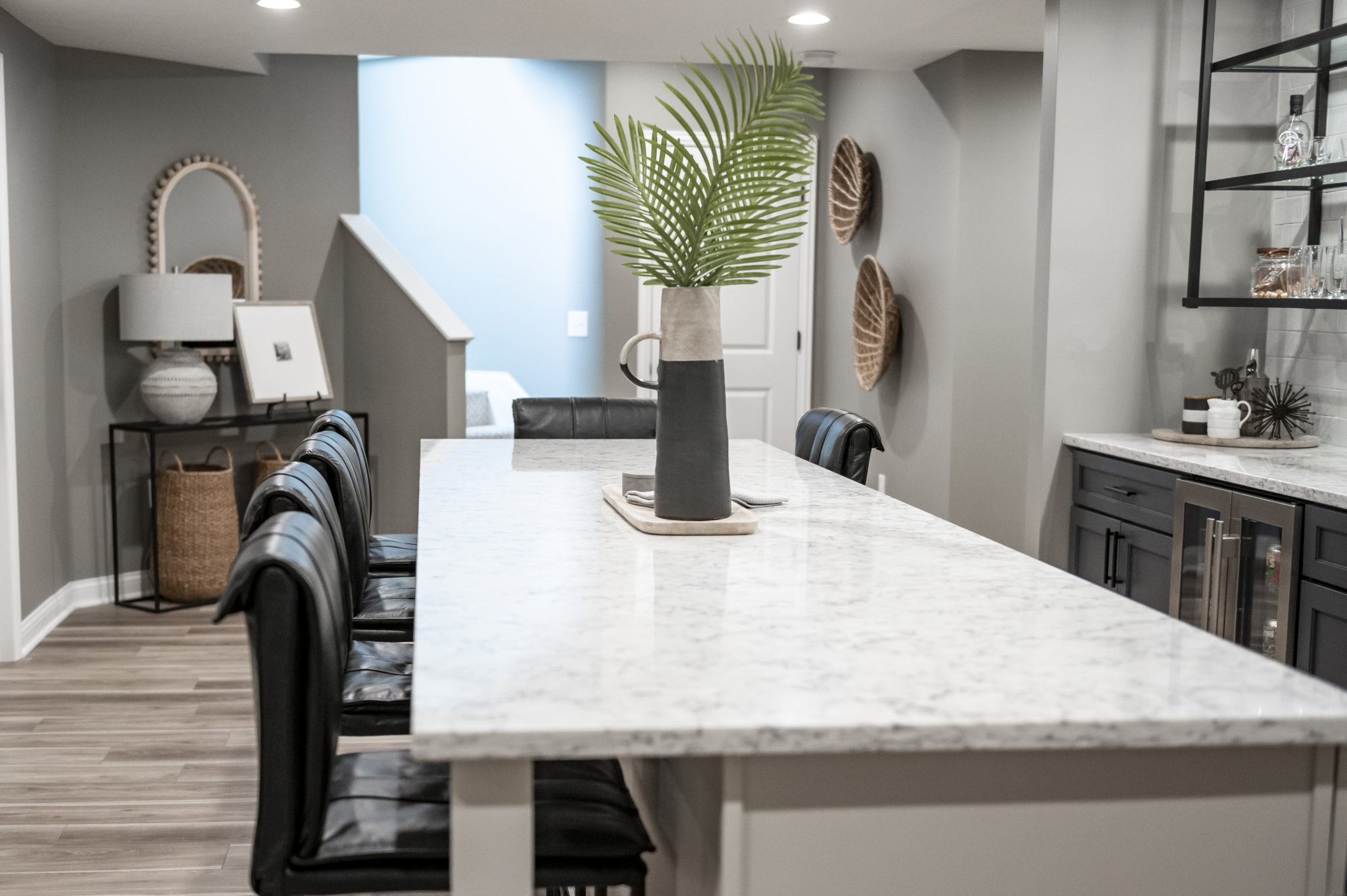 Sophisticated Lower Level Bar | KP Designs Group