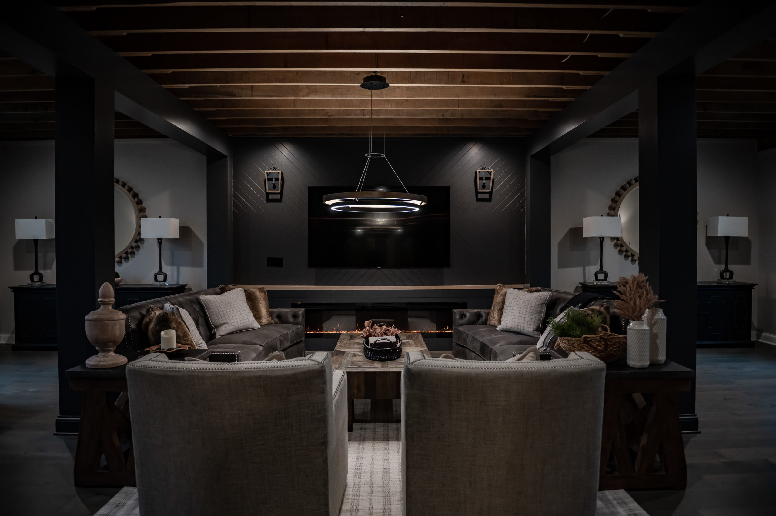 Sophisticated Gathering Room | KP Designs Group