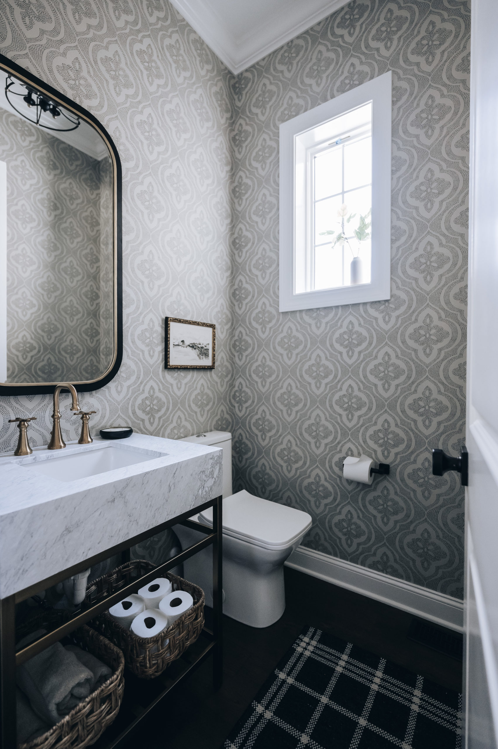 Timeless Powder Room | KP Designs Group