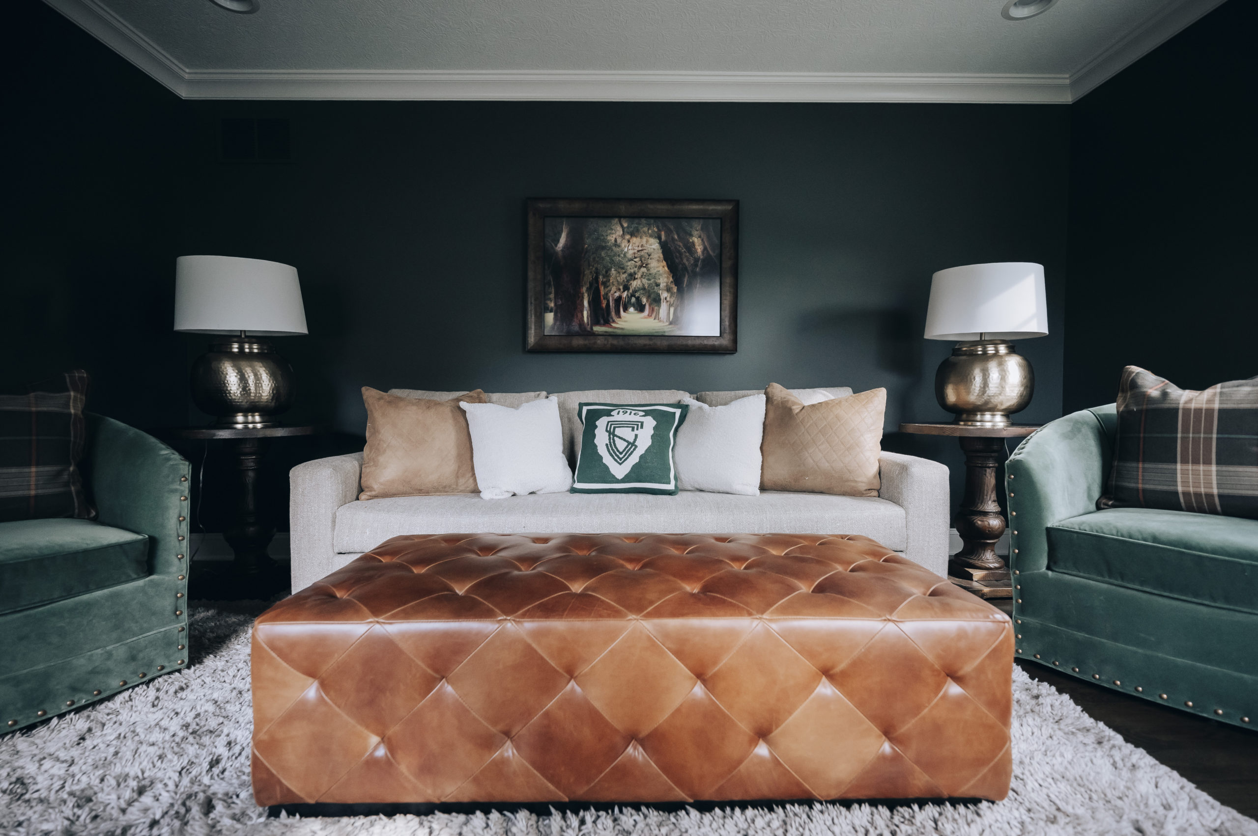 Unused Office Transformed Moody Den | KP Designs Group